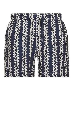 Oas Scribble Board/boxer Short - Blue
