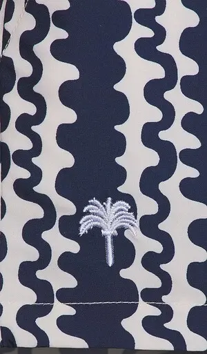 Oas Scribble Board/boxer Short - Blue