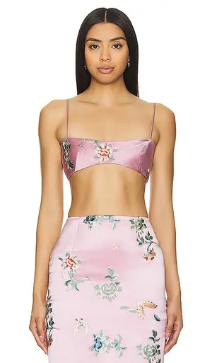 KIM SHUI Embroidered Bralette