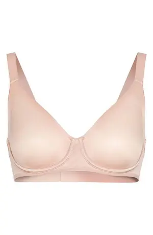 Wolford Sheer Touch Underwire T-shirt Bra - Rose Powder