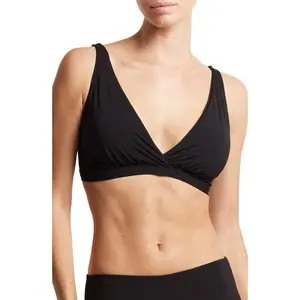 Hanky Panky Hanky Panky Wrap Front Bikini Top Black