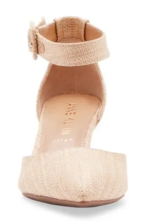 Anne Klein Fabulist Pointed Toe Pumps - Raffia