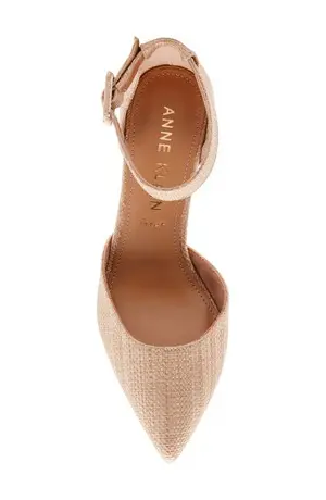 Anne Klein Fabulist Pointed Toe Pumps - Raffia