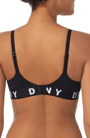 Dkny Cozy Boyfriend T-shirt Bra - Black