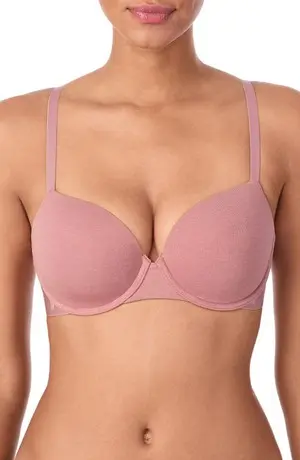 Dkny Cozy Boyfriend T-shirt Bra - Rosewood