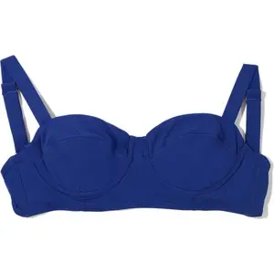 Hanky Panky Hanky Panky Balconette Bikini Top Poolside Blue Solid