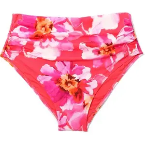 Hanky Panky Ruched High-waist Bikini Bottom - Out Of Office Pink