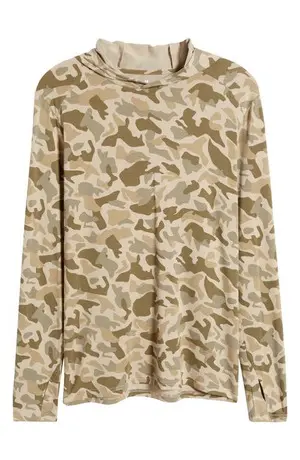 FREE FLY Upf 50+ Hoodie - Barrier Island Camo