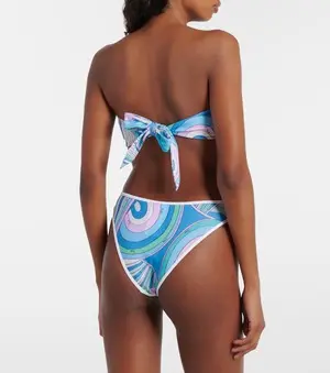 Emilio Pucci Printed Bikini Bottom - Blue