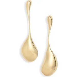 FARIS Bolo Drop Earrings - Gold