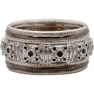 Armenta Romero Wide Band Ring - Silver