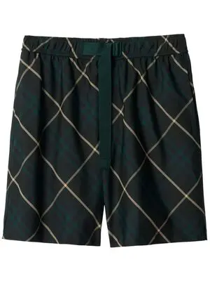 Burberry Vintage Check Bermuda Shorts - Green