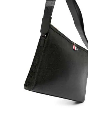 Thom Browne 4-bar Leather Crossbody Bag