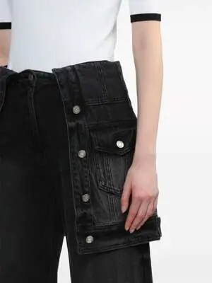 JUUN.J Layered Denim Trousers