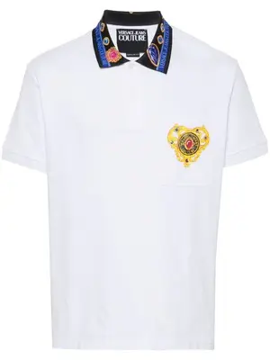 Versace Heart Couture Polo Shirt