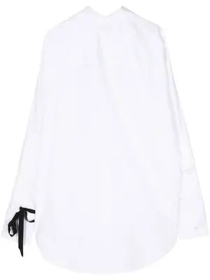 MARINA YEE Draped Cotton Shirt - White