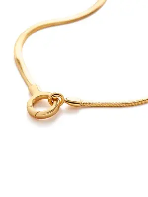 Monica Vinader Snake Chain Necklace - Gold