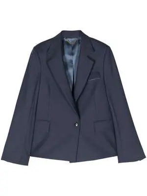 Victoria Beckham Single-breasted Blazer - Blue