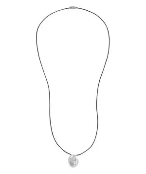 YSSO Aesop Cord Necklace - Silver