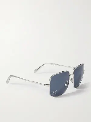 Celine Triomphe Crystal-embellished Sunglasses