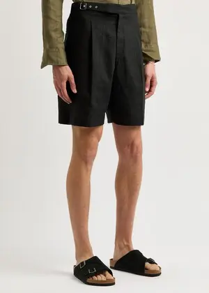 GUSARI Côte D'azur Linen Shorts