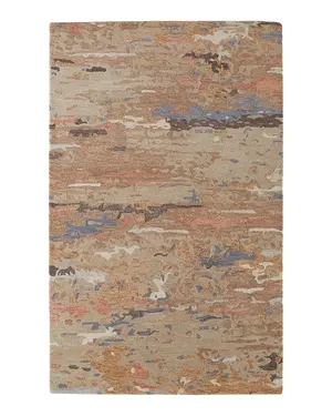 FEIZY Everley Eve8644f Area Rug, 4' X 6 - Tan/blue