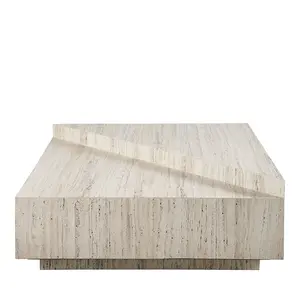 UNIVERSAL Daxton Cocktail Table - White Travertine