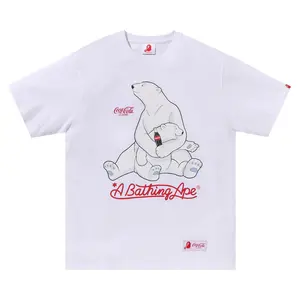 A BATHING APE X Coca-cola Polar Bear Tee - White