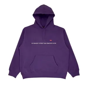 Supreme Shop Small Box Hooded Sweatshirt - Purple