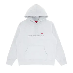 Supreme Shop Small Box Hooded Sweatshirt London - Grey