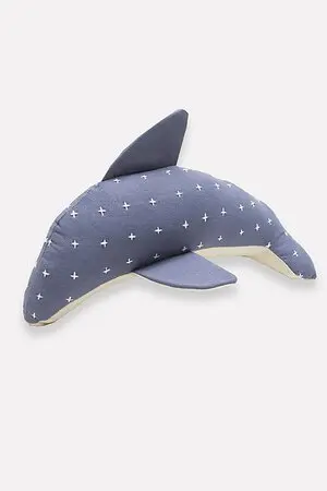 ANCHAL Kantha Handmade Stuffed Dolphin