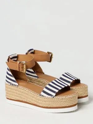 See By Chloé Espadrille Wedge Sandals
