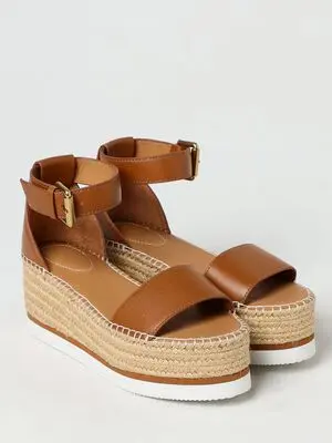 See By Chloé Wedge Espadrille Sandals