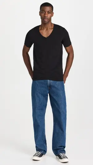 Falke Cotton V Neck Tee 2 Pack