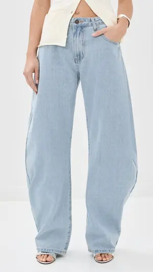 Lioness Horseshoe Jeans - Washed Blue
