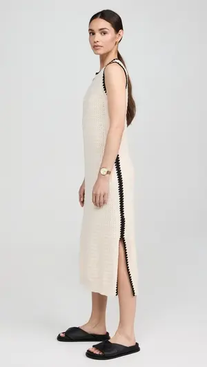 Varley Dwight Knit Tank Dress - Birch
