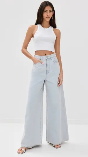 AGOLDE Cropped Bailey Tank