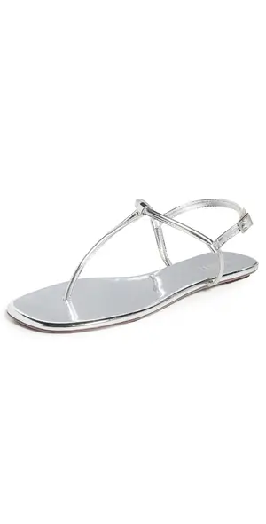 Women's Metallic Thong Sandals