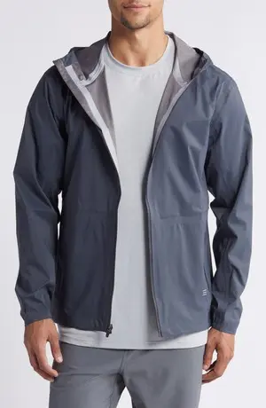 FREE FLY Cloudshield Waterproof Hooded Rain Jacket - Storm Cloud