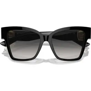 Dolce & Gabbana 54mm Gradient Square Sunglasses - Black