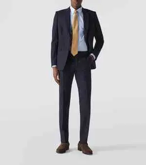 Etro Logo Cotton Oxford Shirt - Blue
