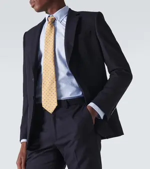 Etro Logo Cotton Oxford Shirt - Blue