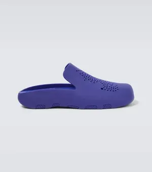 Burberry Logo Rubber Clogs