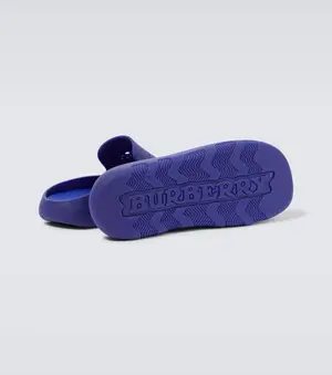 Burberry Logo Rubber Clogs