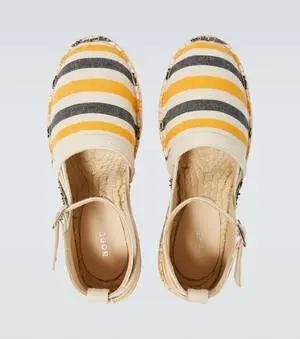 BODE Namesake Striped Espadrilles