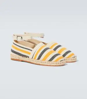 BODE Namesake Striped Espadrilles