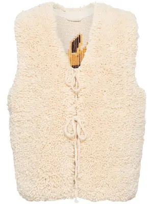 BODE Pony Tapestry Wool Vest