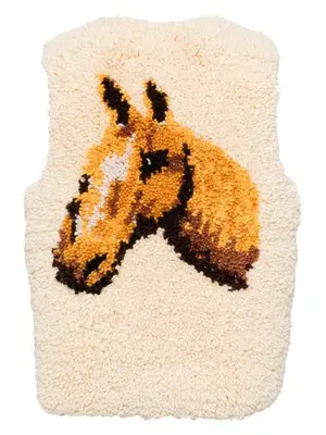 BODE Pony Tapestry Wool Vest