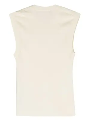 JIL SANDER Ribbed Crop Top