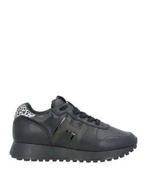 Hogan Leather Sneakers - Black